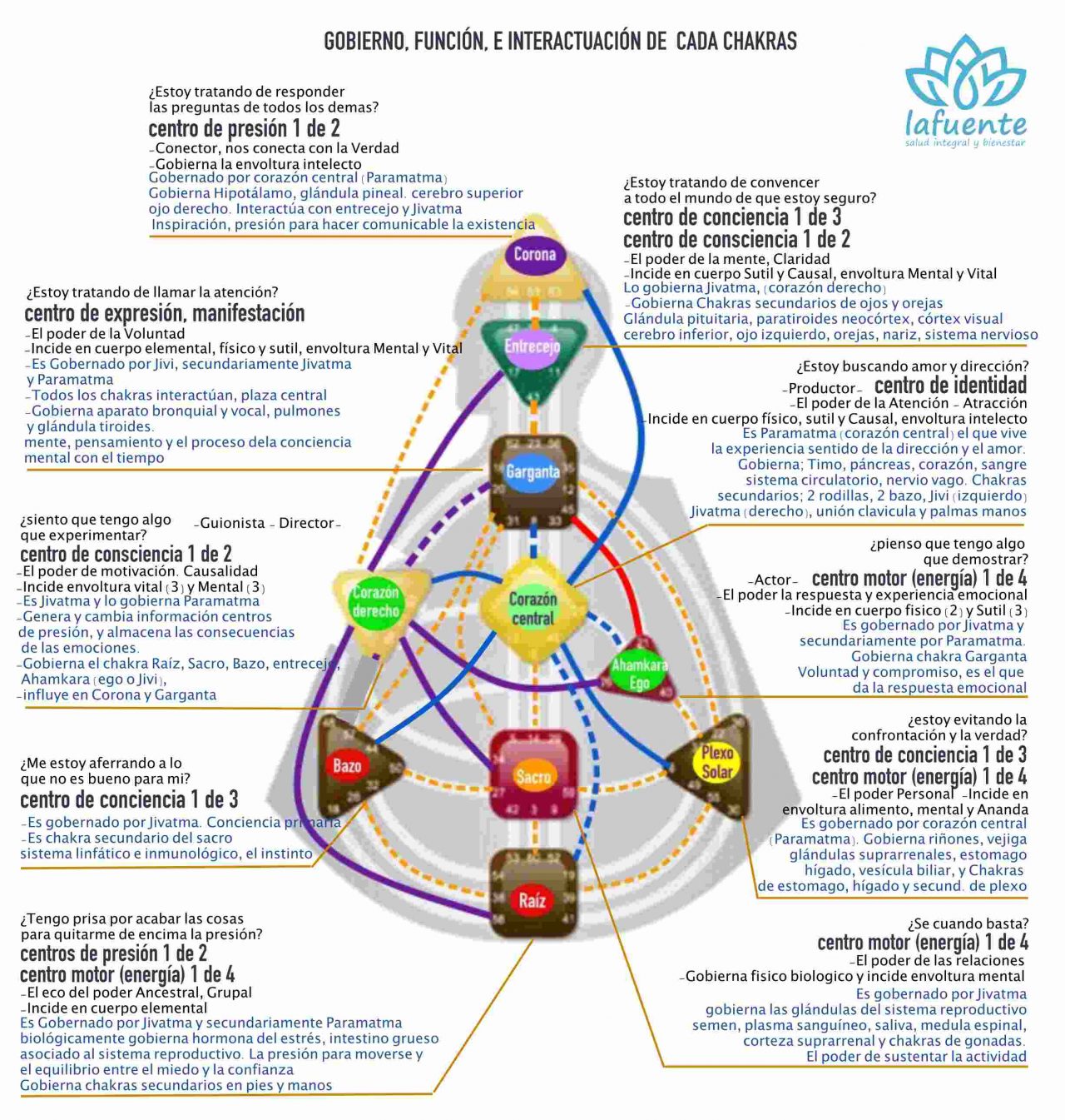 Glosario para interpretar funcionamiento Chakras - Nytia S Coop Galega